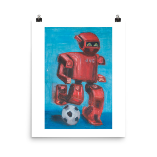 Soccer Robot Poster - ROBOTITRY