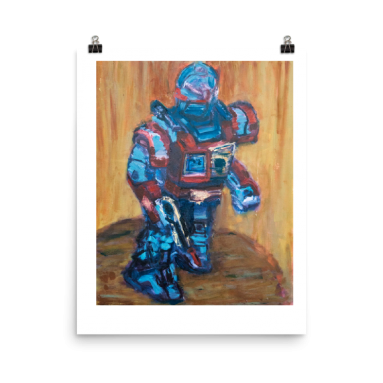 Super Fighter Robot Poster - ROBOTITRY