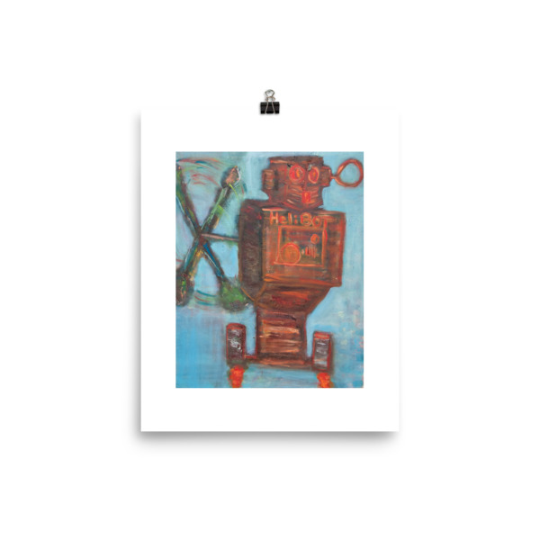 Helibot Robot Poster - ROBOTITRY